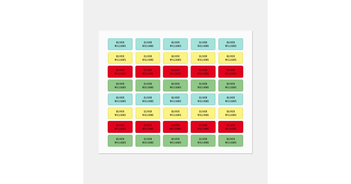 Kid's Name clothing Labels | Zazzle