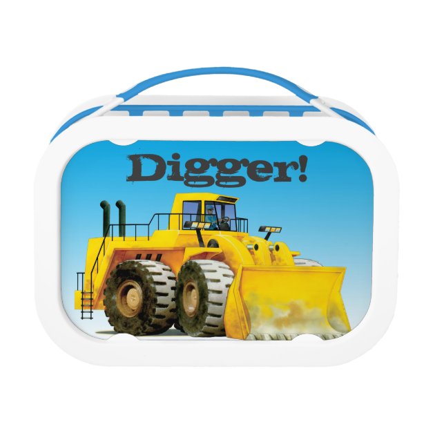 Kids Construction Lunch Boxes | Zazzle
