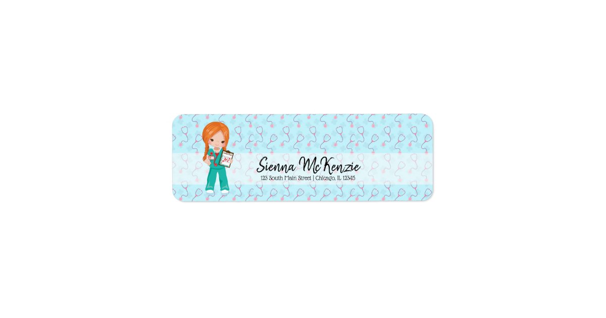 Kids nurse label | Zazzle