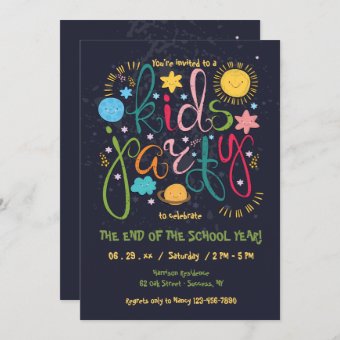 Kids Party Invitation | Zazzle