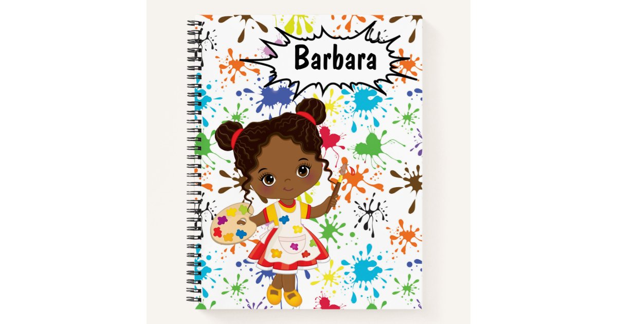 Kids Personalize Artist Sketch Notebook | Zazzle