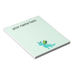 Kids Personalized Dragon Notepad | Zazzle