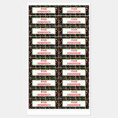 Kids Personalized Video Game Pattern Gamer Kids' Labels | Zazzle