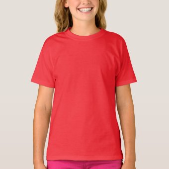 Kids Red T-Shirt / Customize | Zazzle