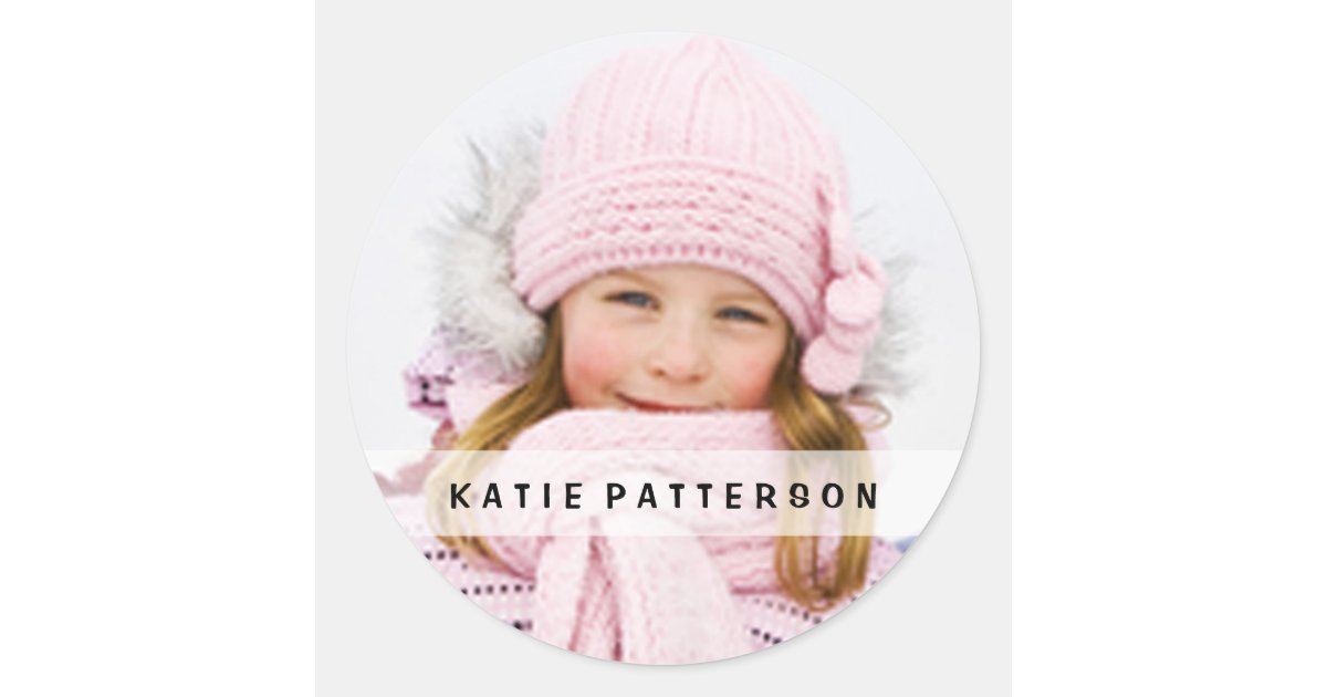 Kids Round Closure Sticker | Zazzle