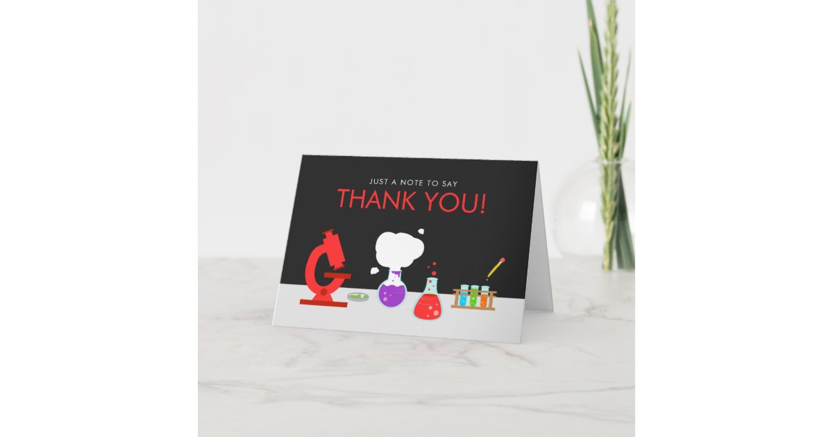 Kids Science Thank You | Zazzle