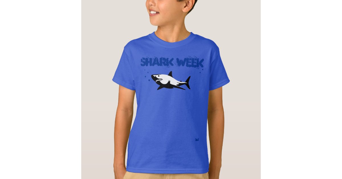 Kids Shark Week Shirt | Zazzle