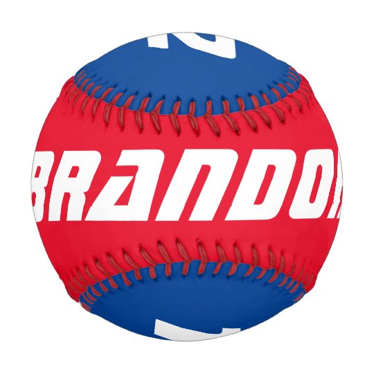 Kid's sports Birthday baseball gift idea with name | Zazzle.com