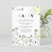 Kid's Summer Birthday Party Invitation | Zazzle