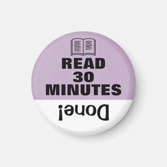 Kid's Task Routine Reminder Magnet Read | Zazzle