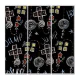 Kids Teacher Fun Recess Playground Chalkboard Room Triptych | Zazzle