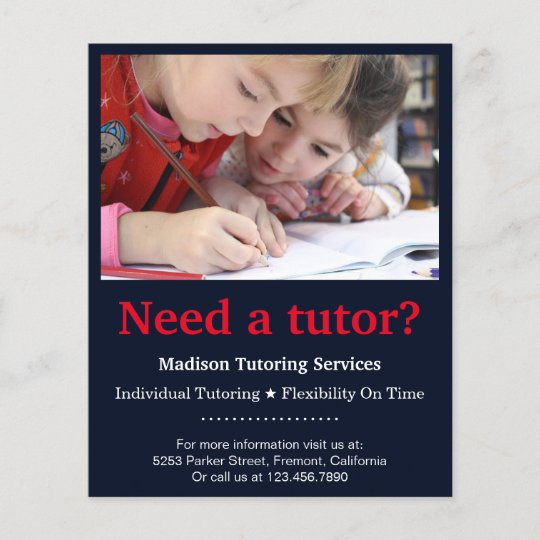 Kids Tutor Flyer | Zazzle.com