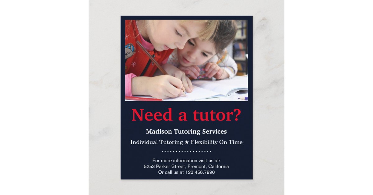 Kids Tutor Flyer | Zazzle