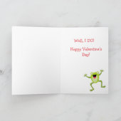 Kids Valentine Frog Card | Zazzle