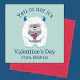 Kids Valentine Yeti Note Card | Zazzle