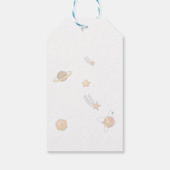 Kids Valentines Day Space Out Of This World Gift Tags | Zazzle