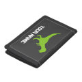 Kid's wallet with t-rex jurassic tyrannosaurus rex | Zazzle