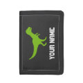 Kid's wallet with t-rex jurassic tyrannosaurus rex | Zazzle