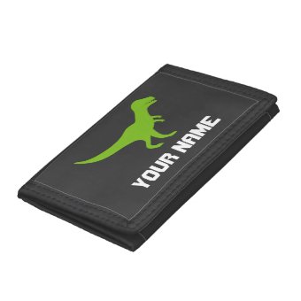 Kid's wallet with t-rex jurassic tyrannosaurus rex | Zazzle