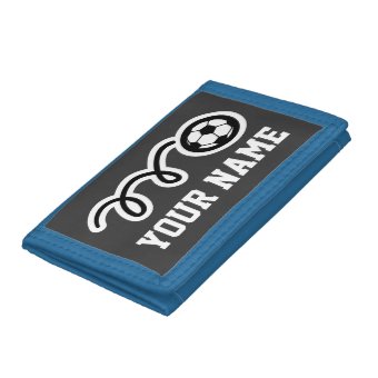 Kids wallets for boys and girls | Soccer sport | Zazzle