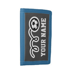 Kids wallets for boys and girls | Soccer sport | Zazzle