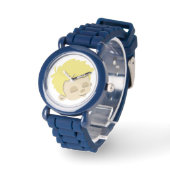 Kids watch with cute Kid face on Dial | Zazzle