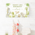 Kids Watercolor Dinosaur Birthday Party Banner | Zazzle