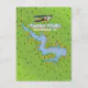 Kielder Water Northumberland UK map Postcard | Zazzle
