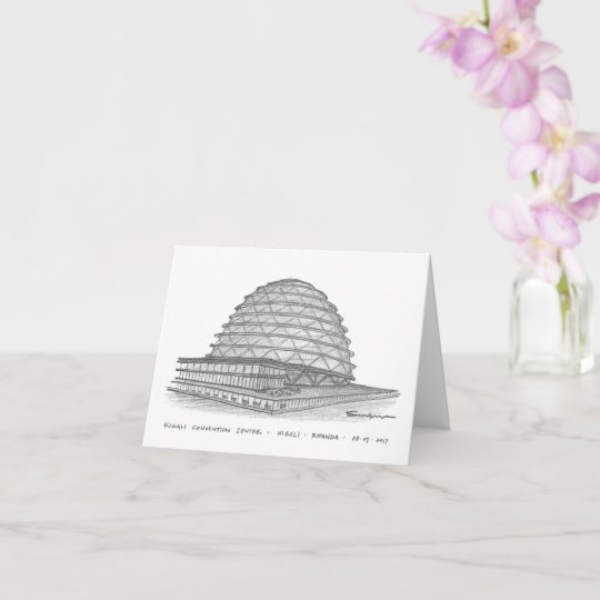 Kigali Convention Centre, Kigali, Rwanda Card | Zazzle.com