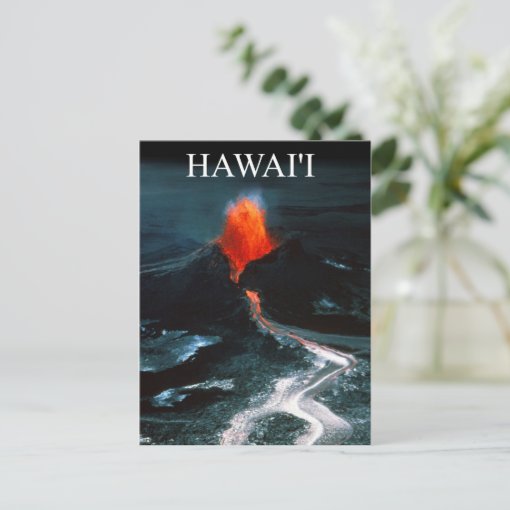 Kilauea eruption, Hawai'i Volcanoes National Park Postcard | Zazzle