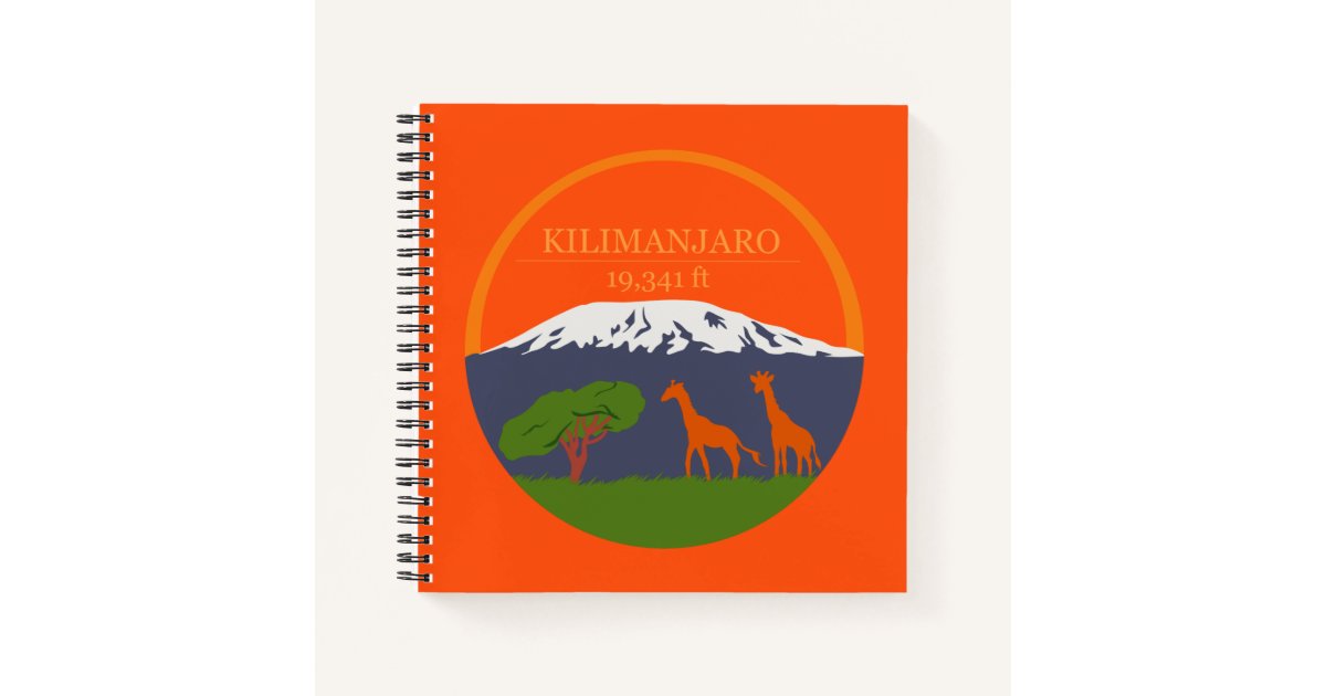 Kilimanjaro Altitude Notebook | Zazzle