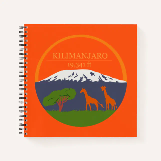 Kilimanjaro Altitude Notebook | Zazzle