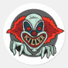 Killer Clown Stickers | Zazzle.com