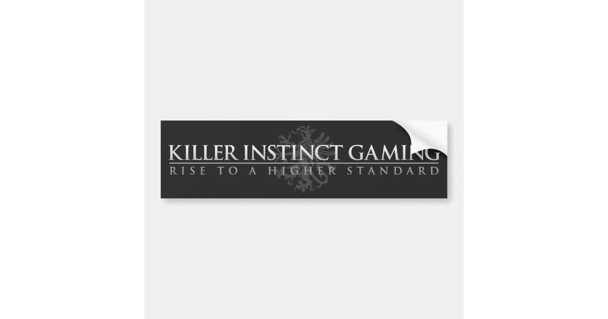 Killer Instinct Bumper Sticker | Zazzle