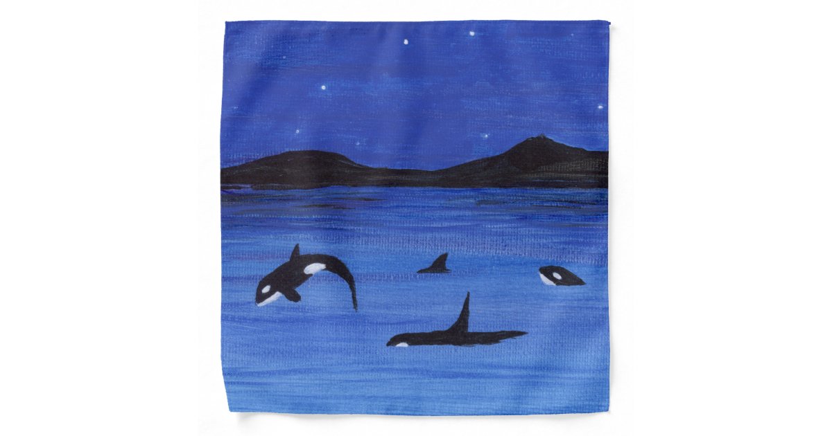 Killer Whales Bandana | Zazzle