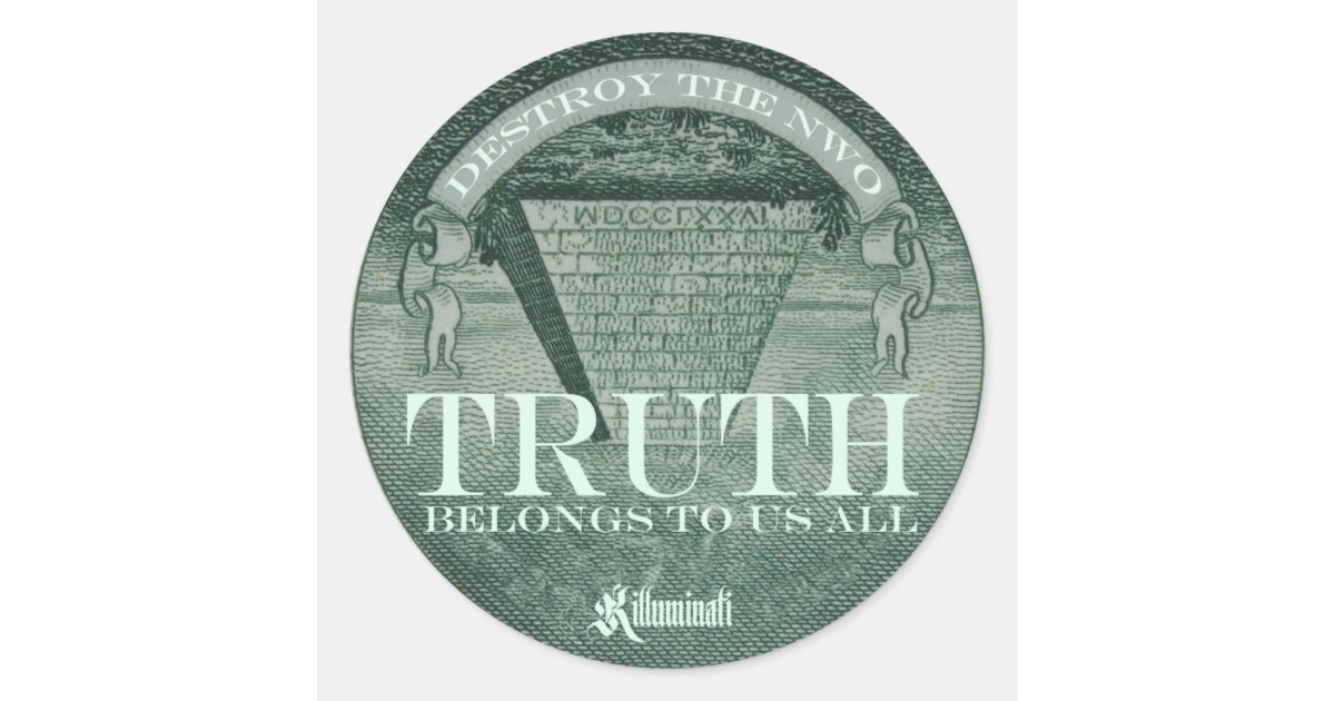 Killuminati - "Truth Belongs To Us All" Sticker | Zazzle