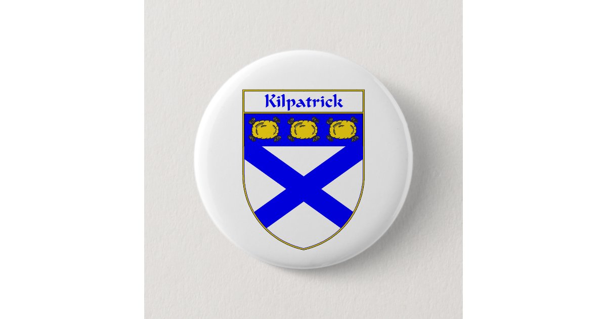 Kilpatrick Coat of Arms/Family Crest Pinback Button | Zazzle