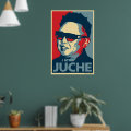 Kim Jong-Il - Juche: Obama parody poster | Zazzle