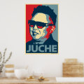 Kim Jong-Il - Juche: Obama parody poster | Zazzle
