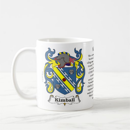 Kimball Family Coat of Arms Mug | Zazzle