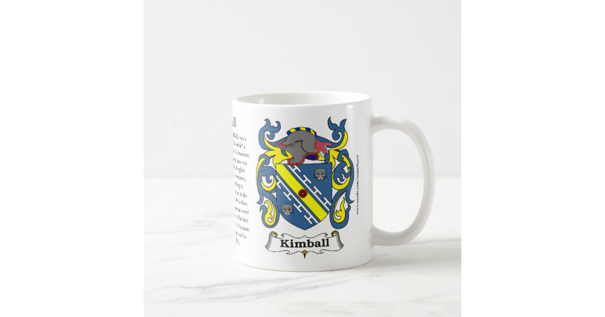 Kimball Family Coat of Arms Mug | Zazzle