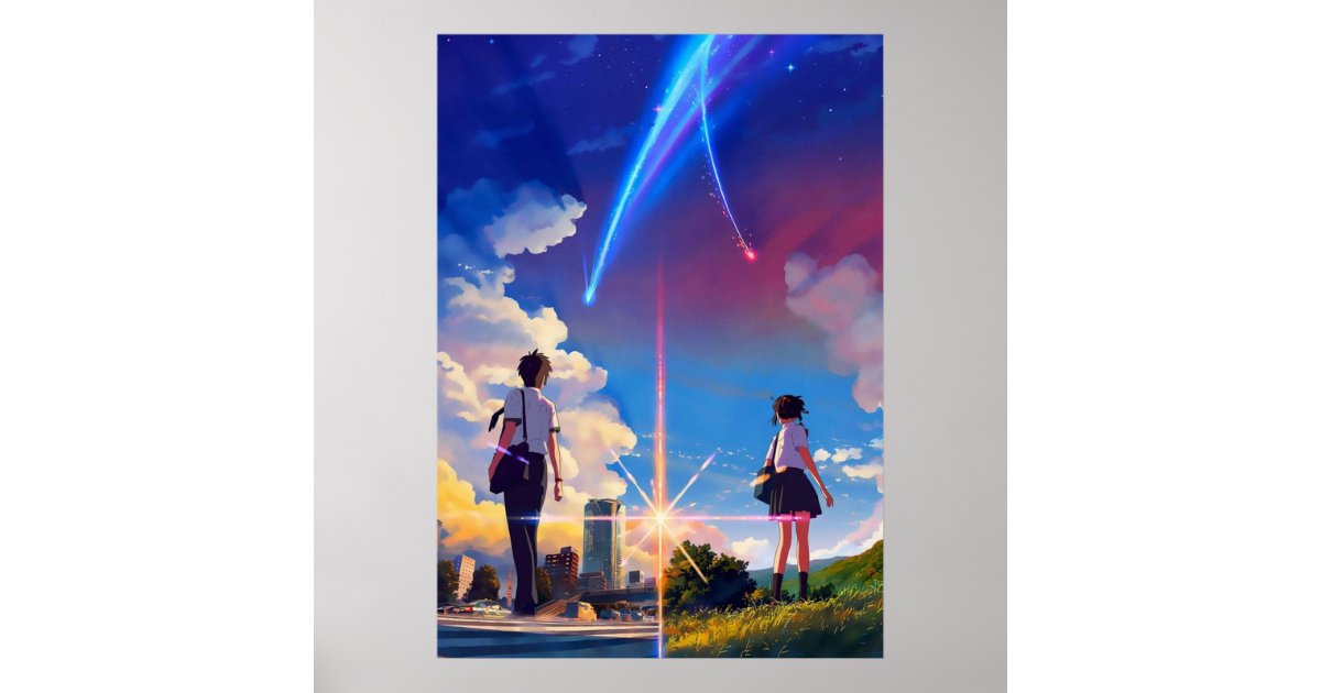 Kimmi no na wa your name anime poster | Zazzle