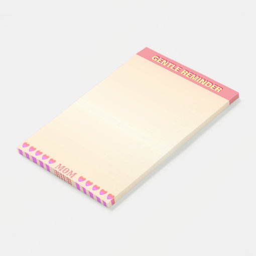 Kind/Gentle Reminder Post-it Notes | Zazzle