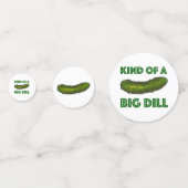 Kind of a Big Dill (Deal) Green Pickle Congrats Confetti | Zazzle