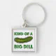 Kind of a Big Dill (Deal) Green Pickle Keychain | Zazzle