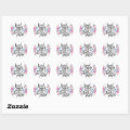 Kind People are my kind of people Classic Round Sticker | Zazzle