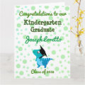 Kindergarten Graduation Congratulations Dinosaur Card | Zazzle