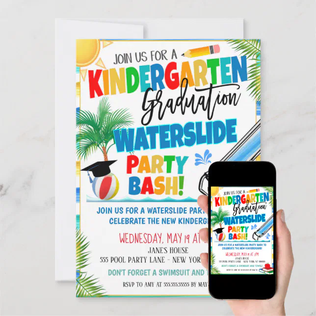 Kindergarten Graduation Invitation | Zazzle