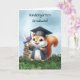 Kindergarten Graduation Squirrel Congratulations Card | Zazzle