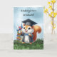 Kindergarten Graduation Squirrel Congratulations Card | Zazzle